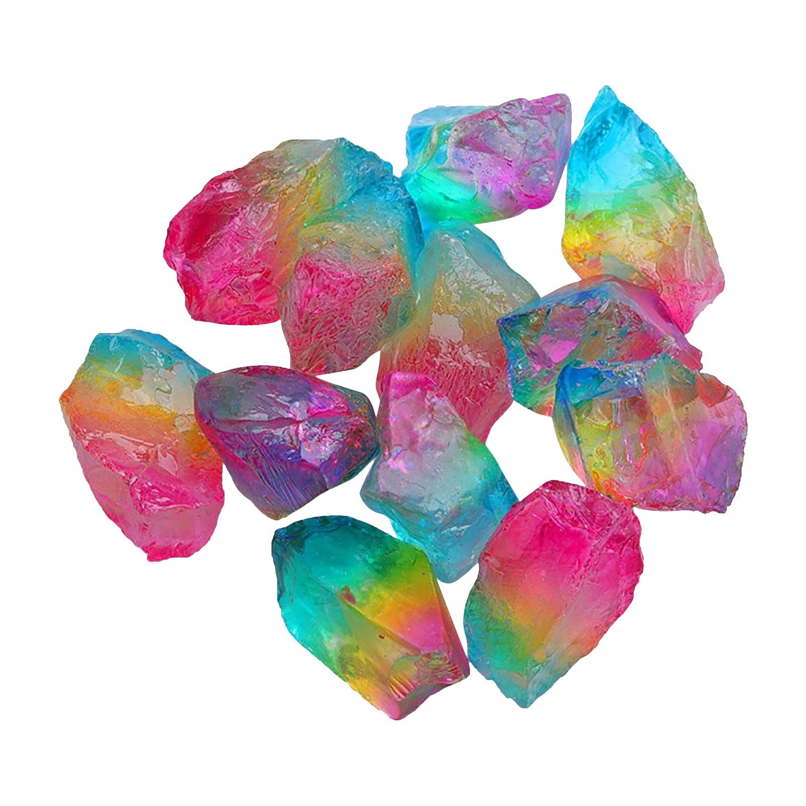 Colorful Raw Crystal Stones for Home Decoration and DIY Crafting ...