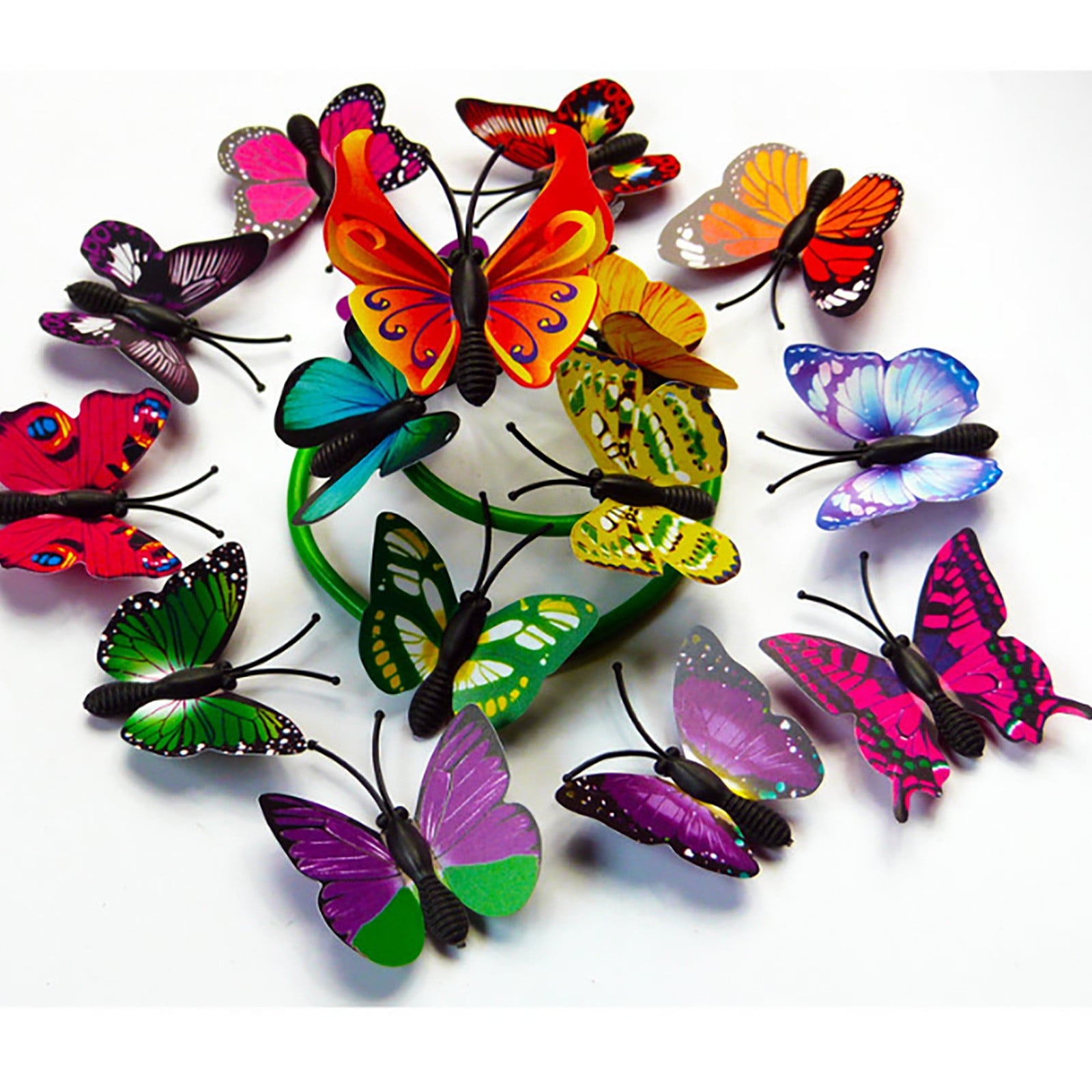 Colorful Realistic 3D Butterfly Wall Stickers Easy To Install With ...