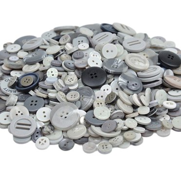 Rainbow Bright Plastic Craft Buttons - Craft Supplies - 800 Pieces ...