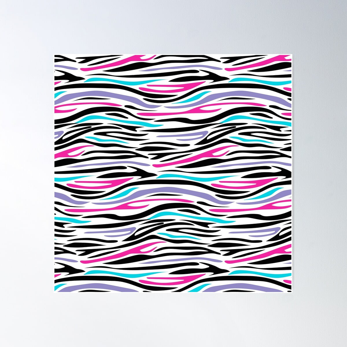 Colorful Retro Modern Abstract Pattern Poster Wall Art, Modern Wall ...