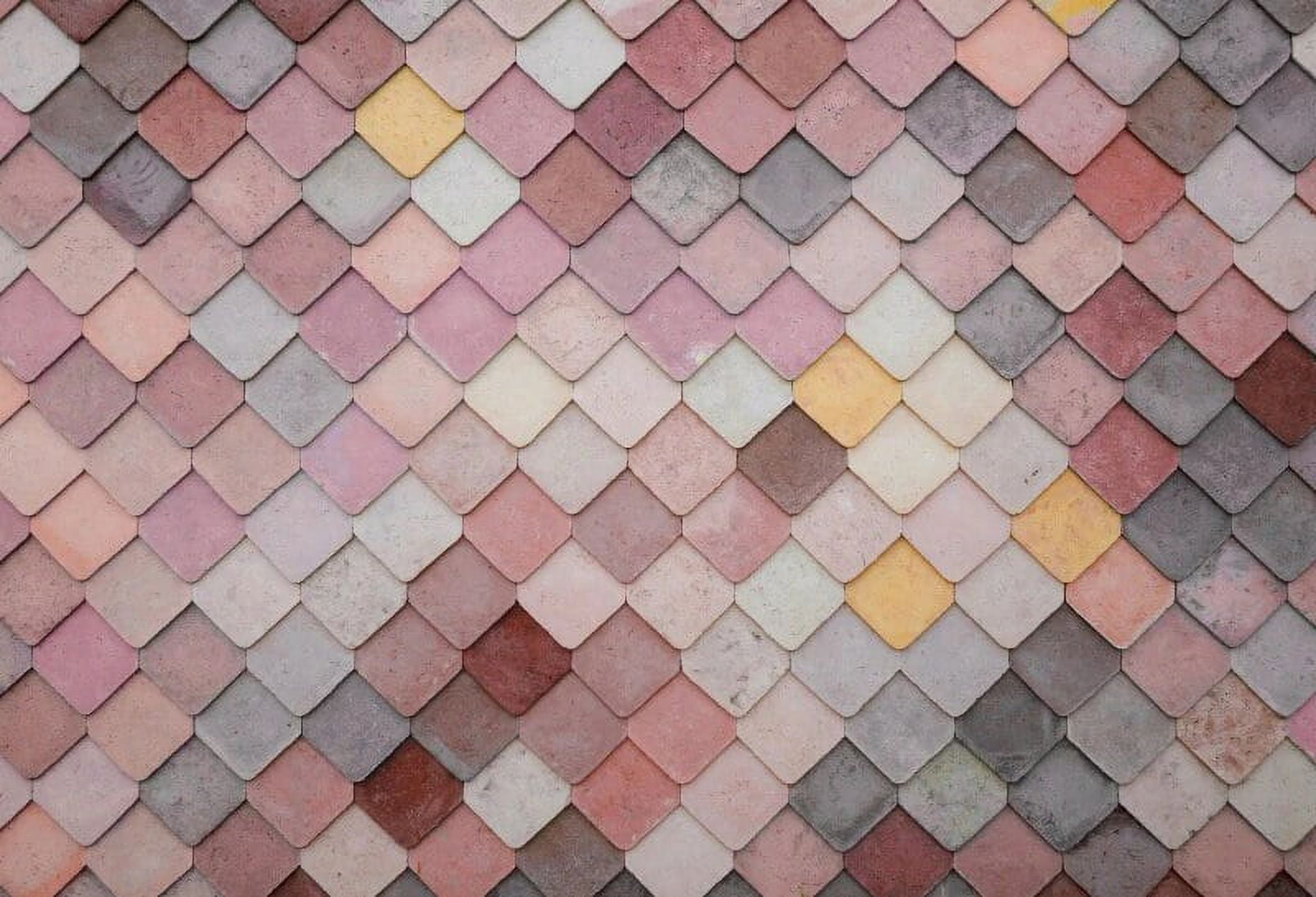 Colorful Rhombus Brick Wall Seamless Pattern Child Poster Portrait ...