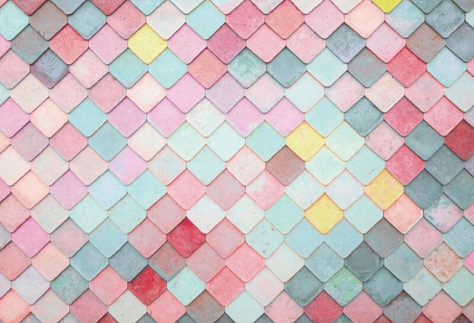 Colorful Rhombus Brick Wall Seamless Pattern Child Poster Portrait ...