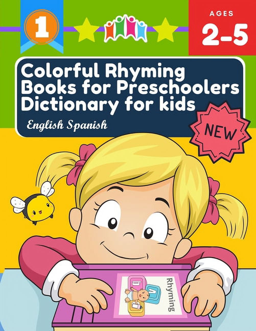 Colorful Rhyming Books for Preschoolers Dictionary for kids English ...