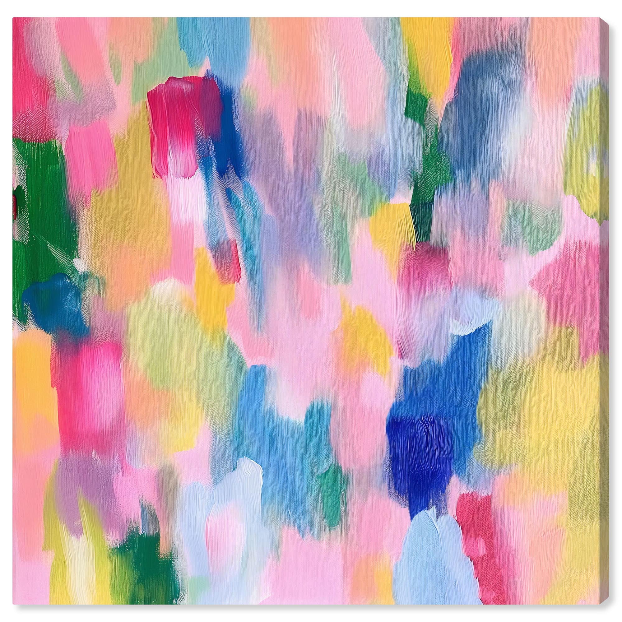 Colorful Rhythm Canvas Spring Abstracts by Art Remedy, Gallery Wrapped ...