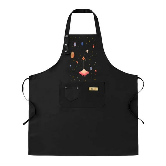 Colorful Rocket & Celestial Design Kitchen Apron - 2 Pack Adjustable ...