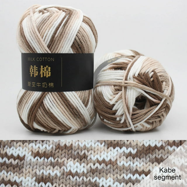 Colorful Rolls Yarn for Crocheting Bulk ,Rainbow Milk Cotton Yarn for ...