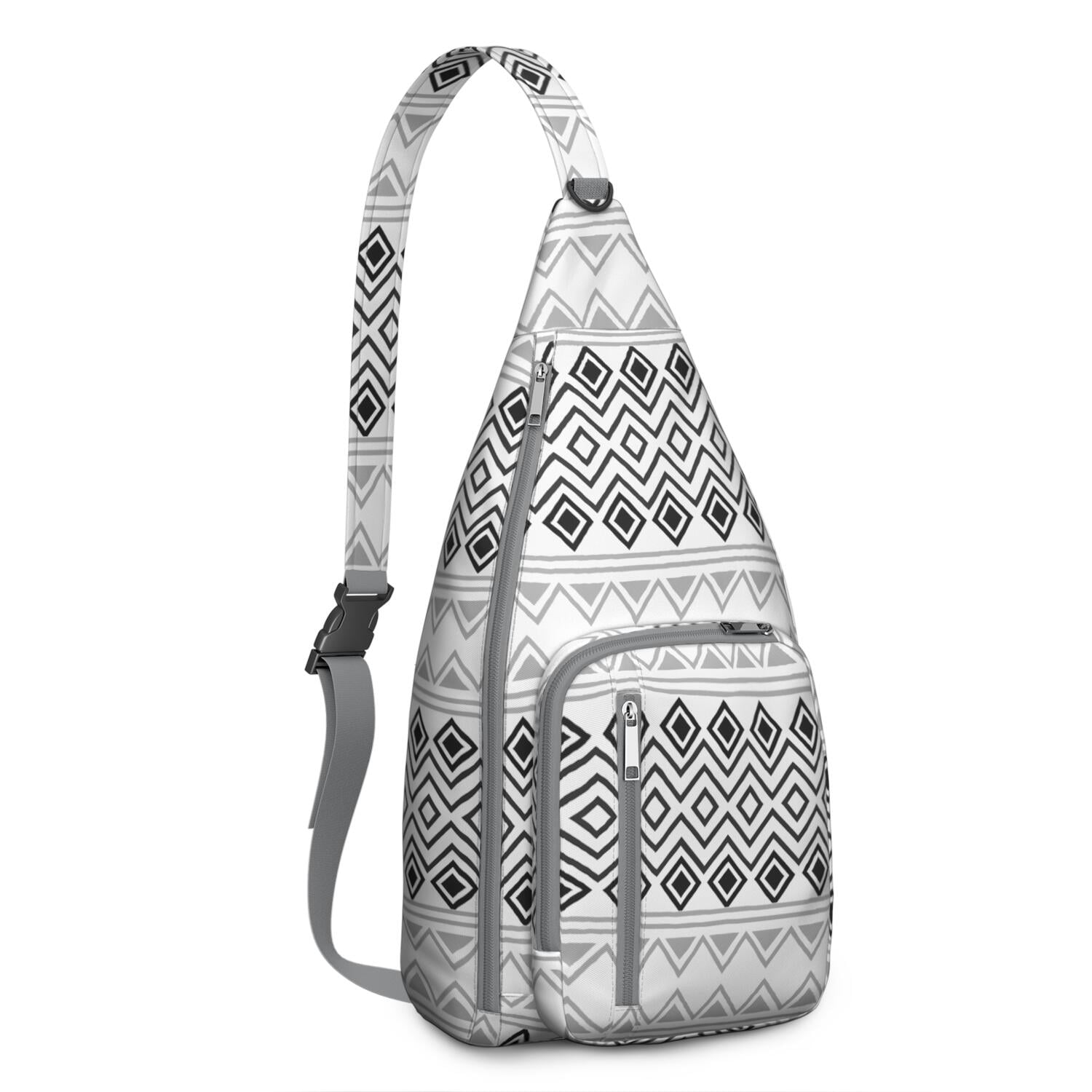 Colorful Rustic Sling Backpack - Earthy Bohemian Shoulder Bag, Multi ...