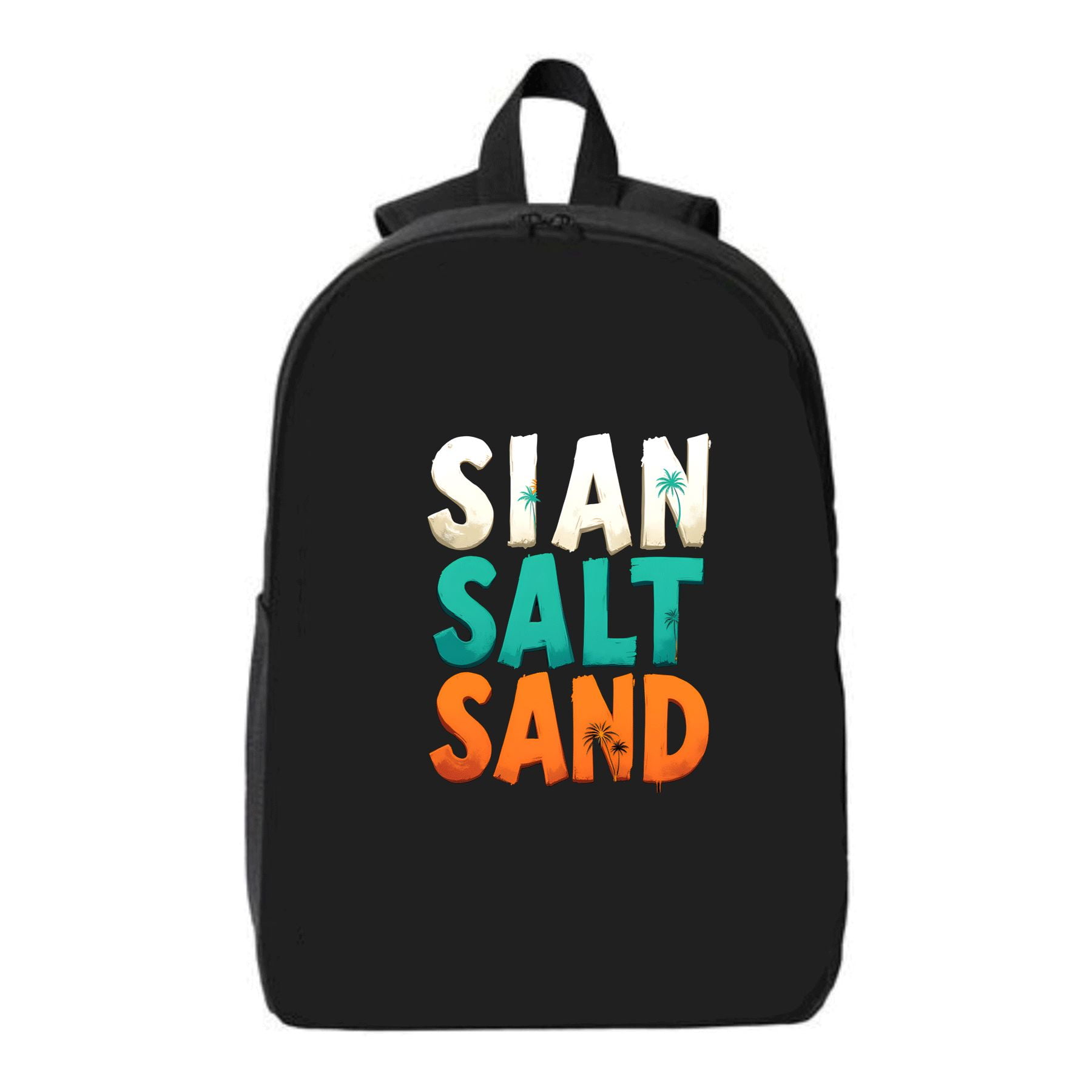 Colorful " SIAN SALT SAND " Beach Design Laptop Backpack - Fits 15 ...