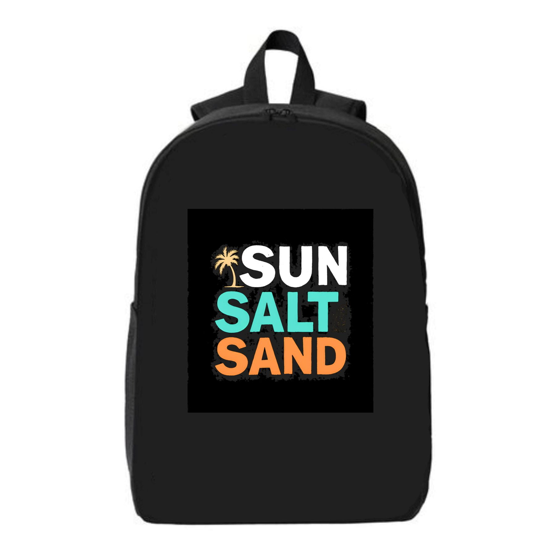 Colorful " SUN SALT SAND " Design Laptop Backpack - Fits 15 " Laptop ...