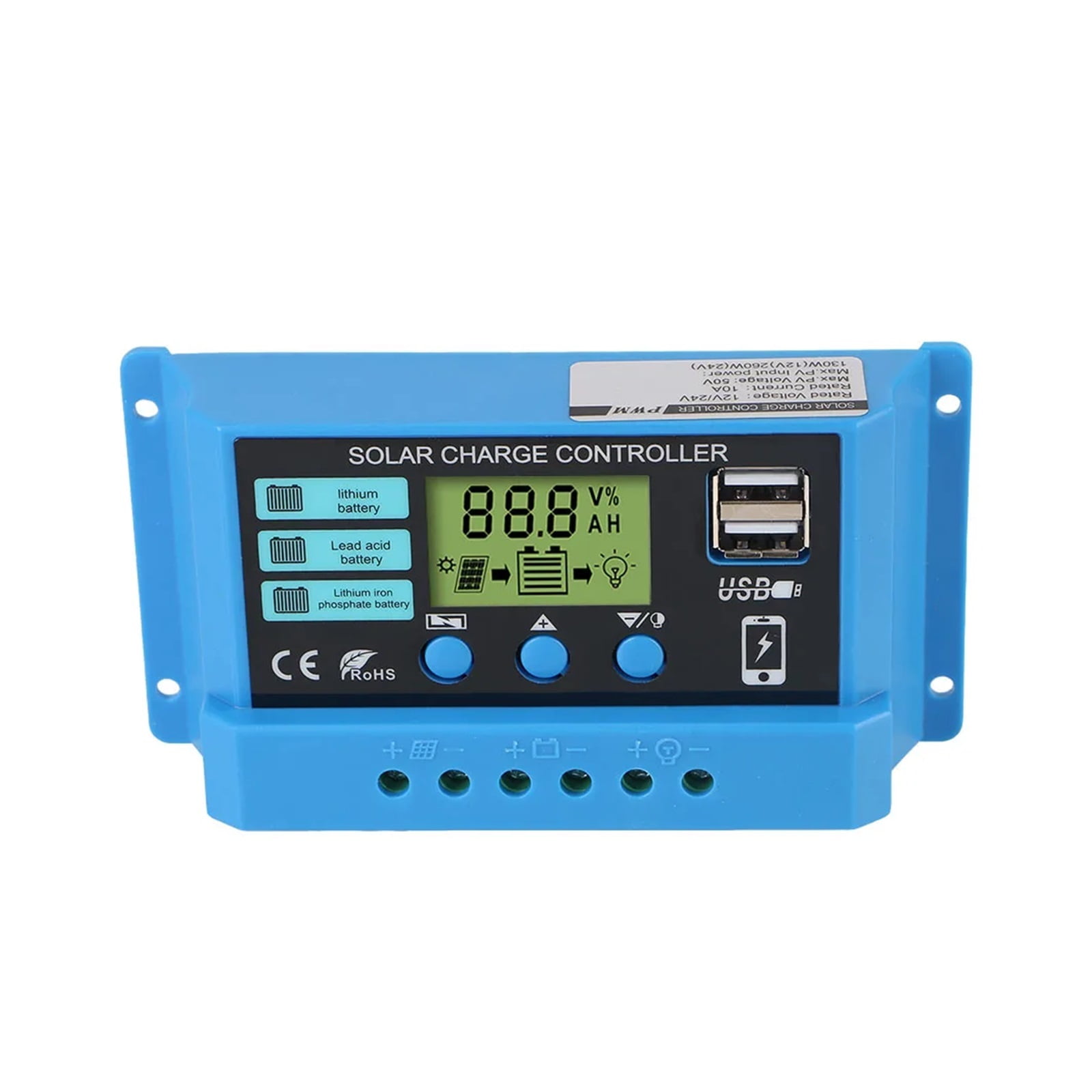Colorful Screen Solar Charge Controller MPPT PV Regulator Home ...
