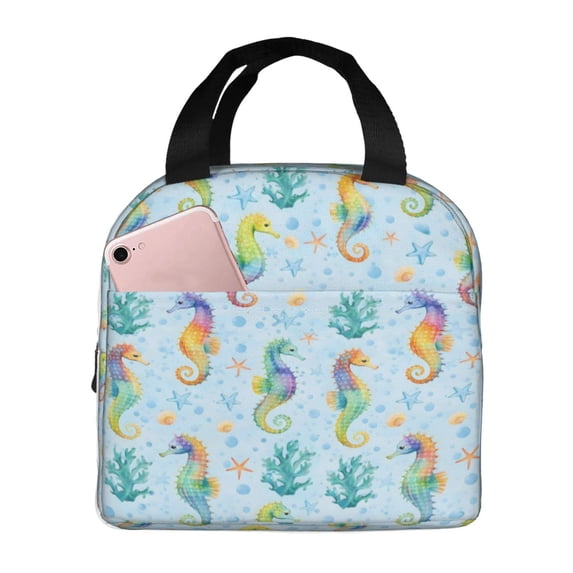 Colorful Seahorse Ocean Blanket Cute Sea Animal Throw Blanket Soft Cozy ...
