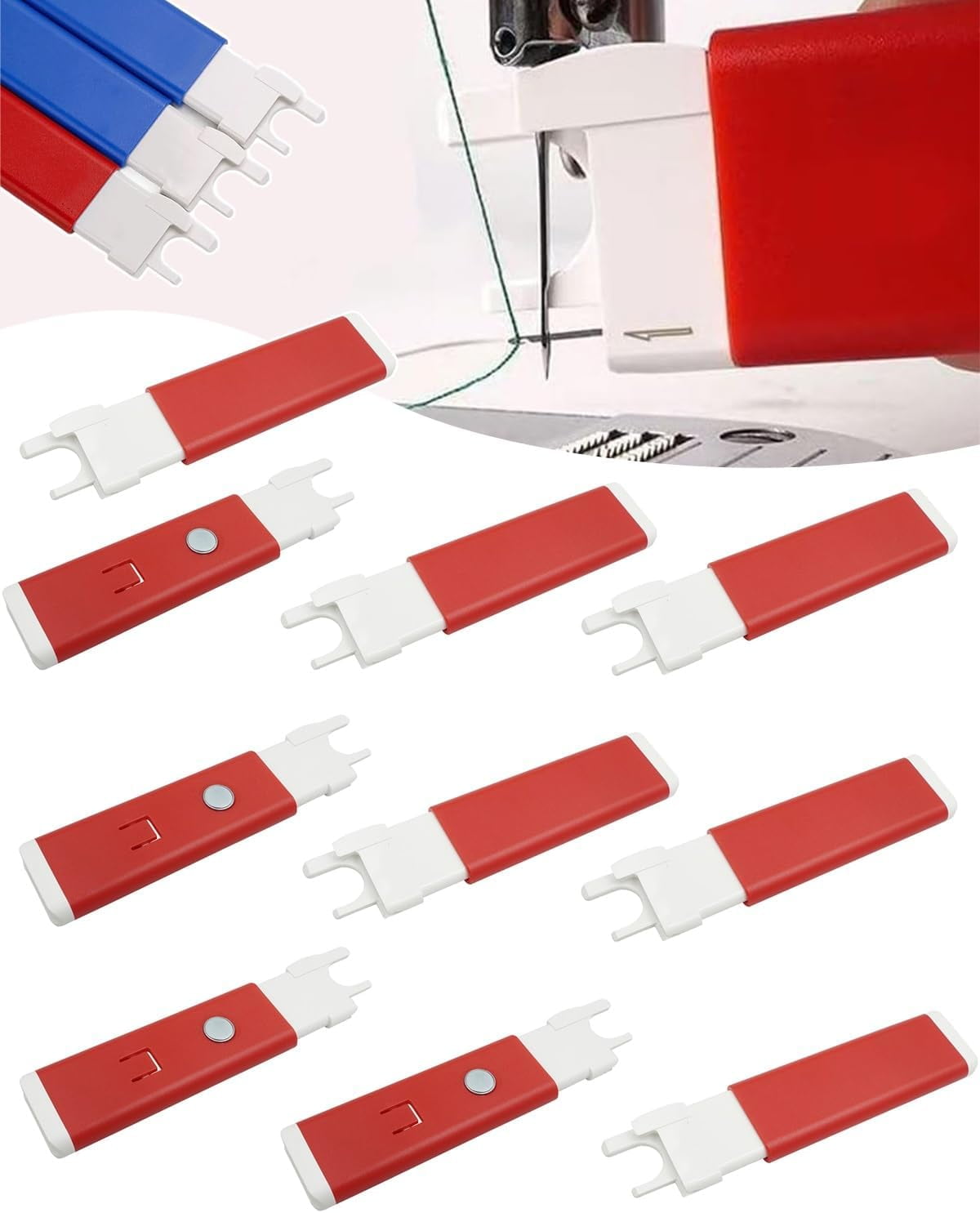 Colorful Sewing Machine Threading Tool, Easy Needle Inserter Aid for ...