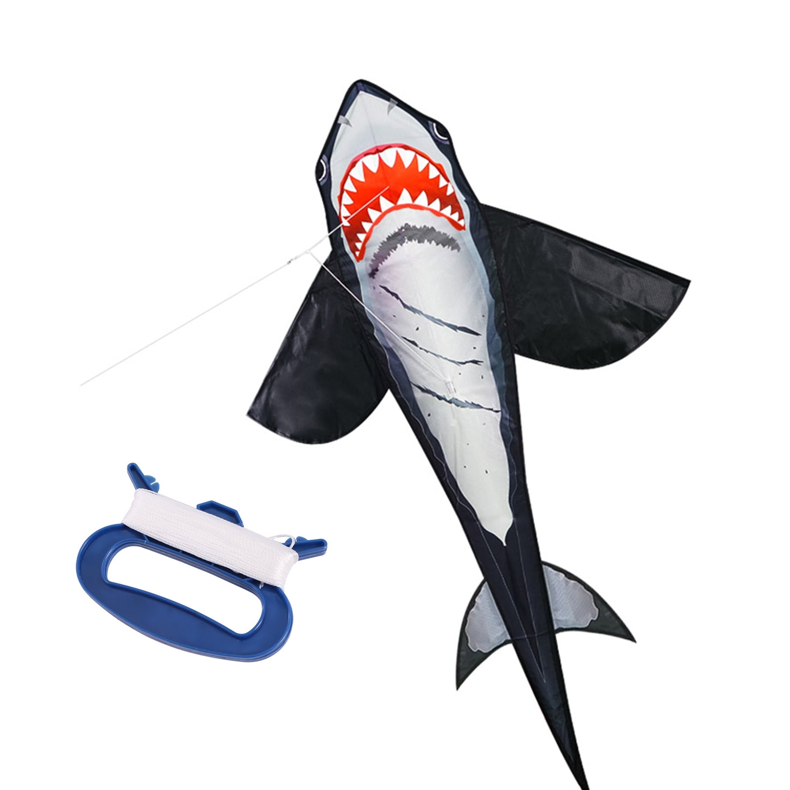Colorful Shark Kite Made from Polyester and Fiberglass, Suitable for ...