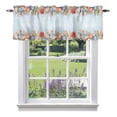 Colorful Shell Valances for Windows, Ocean Coral Valance Window ...
