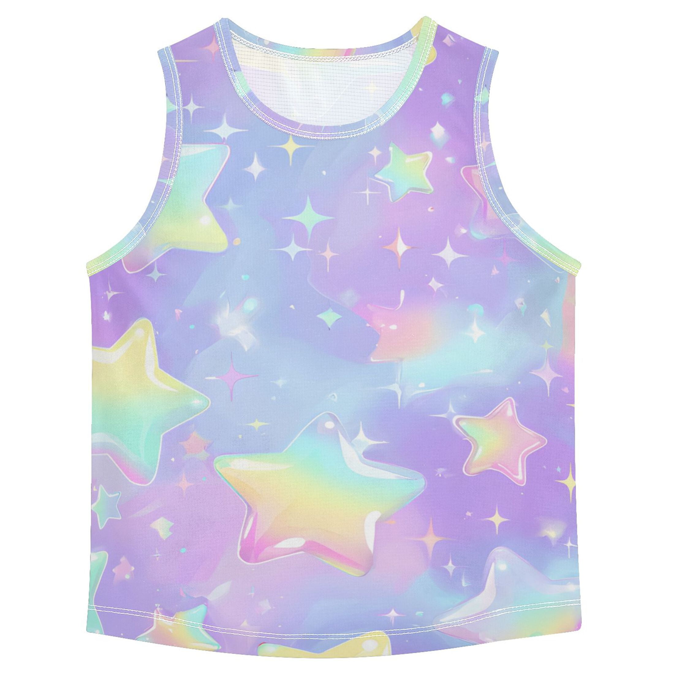 Colorful Shining Stars Boys' Vest Undershirt Tank Top Sleeveless Quick ...