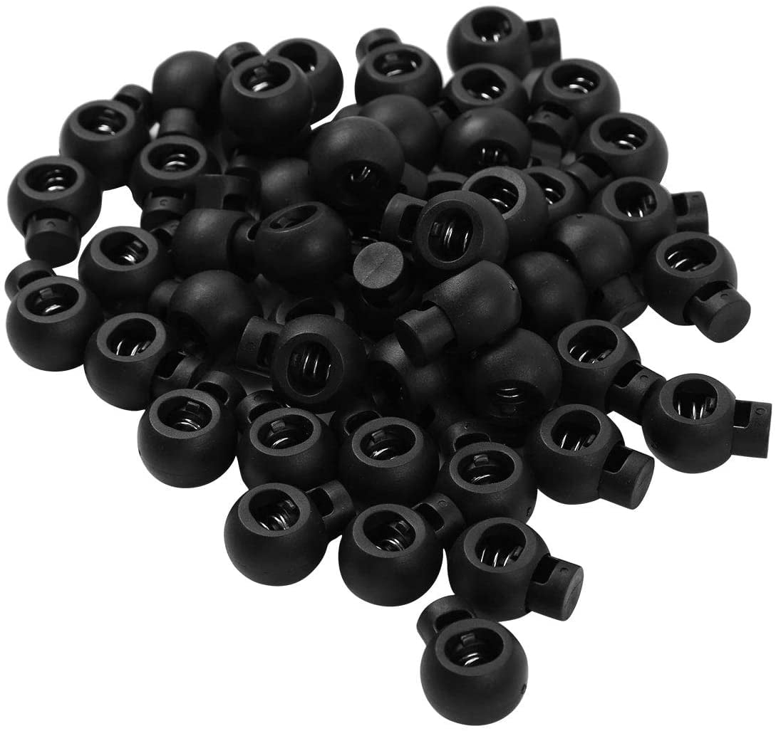 Colorful Single Hole Cord Lock Plastic Single Toggle Stopper Cord Rope ...