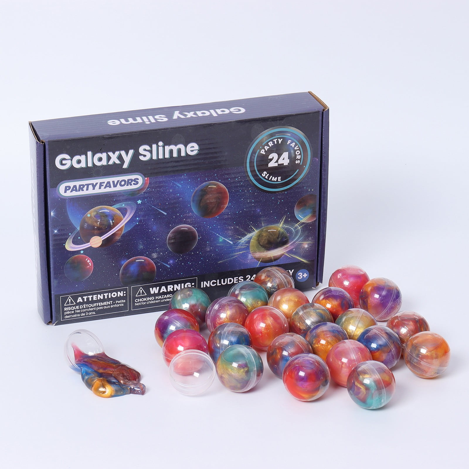 Colorful Sky Crystal Mud Slime Toys for Kids - 24Pc Sensory Fidget Toys ...