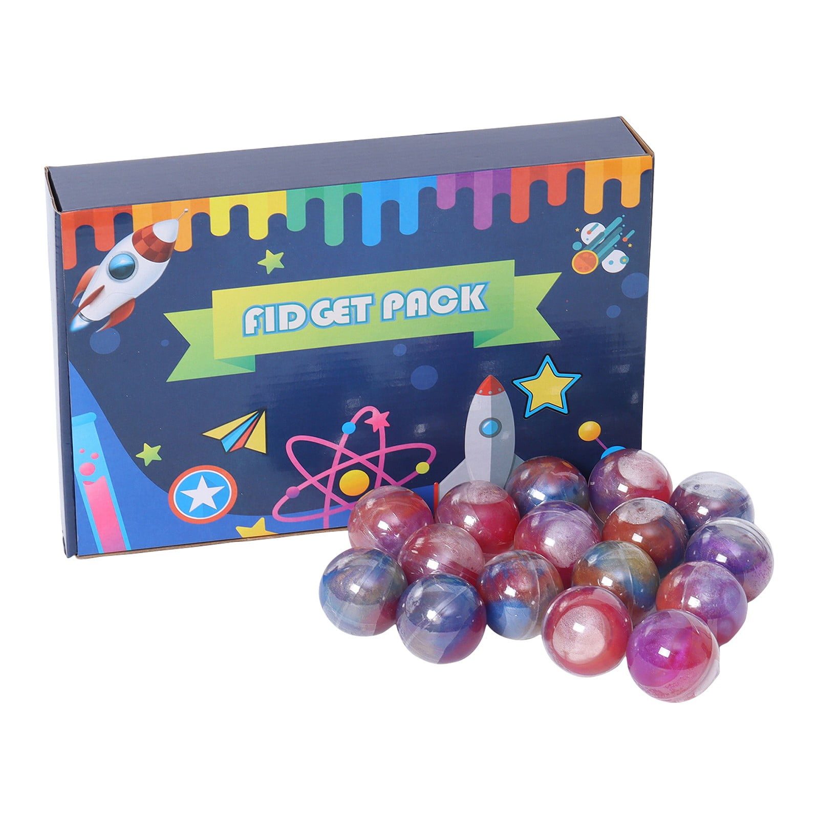 Colorful Sky Crystal Mud Slime for Kids Non-Toxic, Stretchy & Bouncy ...