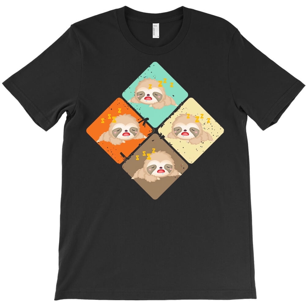 Colorful Sloth Themed Funny and Cute Animal and Lazy and Sleepy and ...