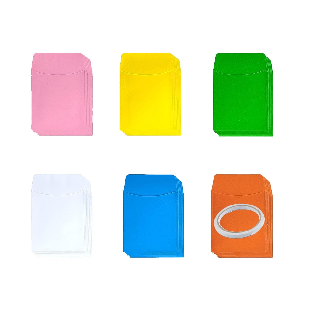 Colorful Small Envelopes Pockets for Christmas Candies 3.5×4.5inch Mini ...