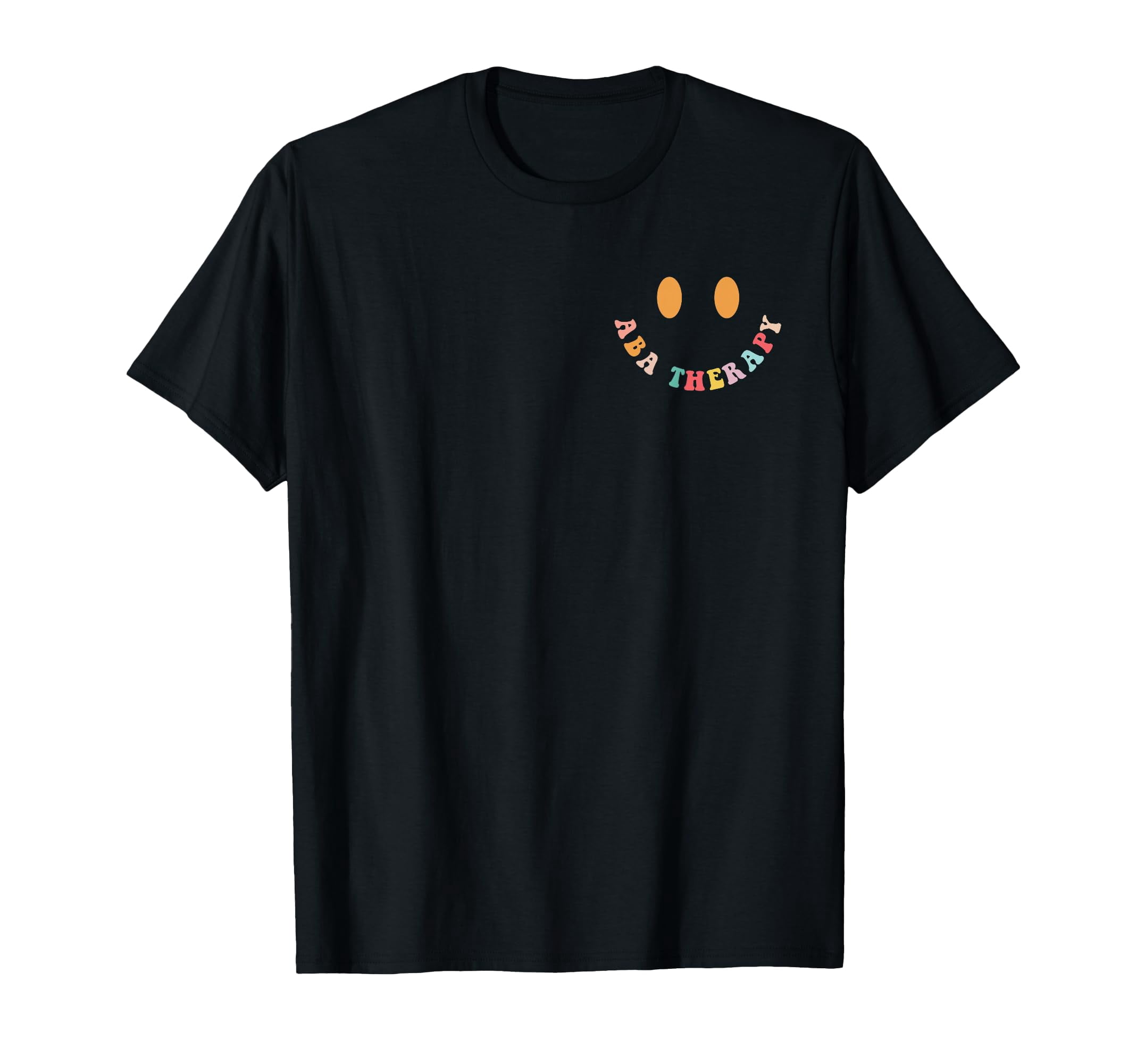 Colorful Smiley Face Design T-Shirt for Positive Behavior Communication ...