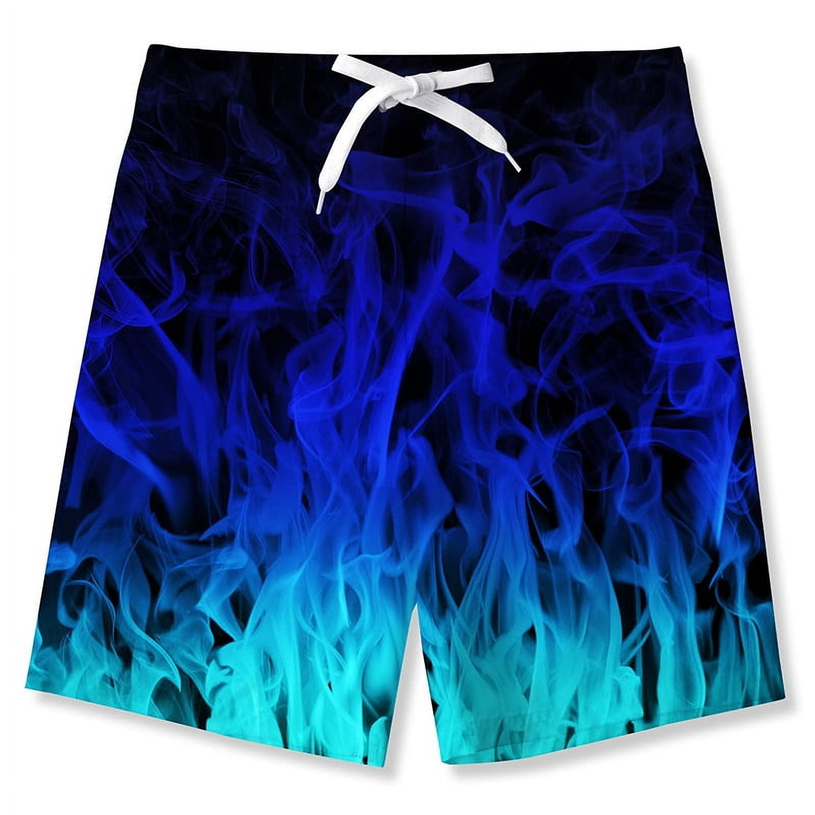 Colorful Smog Graffiti Starry Sky Shorts Pants Men 3D Printed y2k Board ...