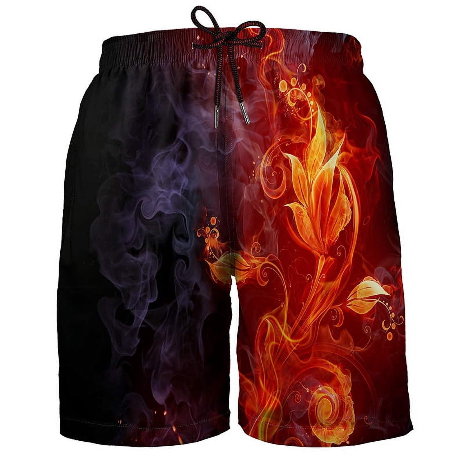 Colorful Smog Graffiti Starry Sky Shorts Pants Men 3D Printed y2k Board ...