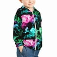 Colorful Smog Kids Zip-Up Hoodie Girls Boys Sun Protection Jacket Hooded Cooling Shirt - Walmart.com