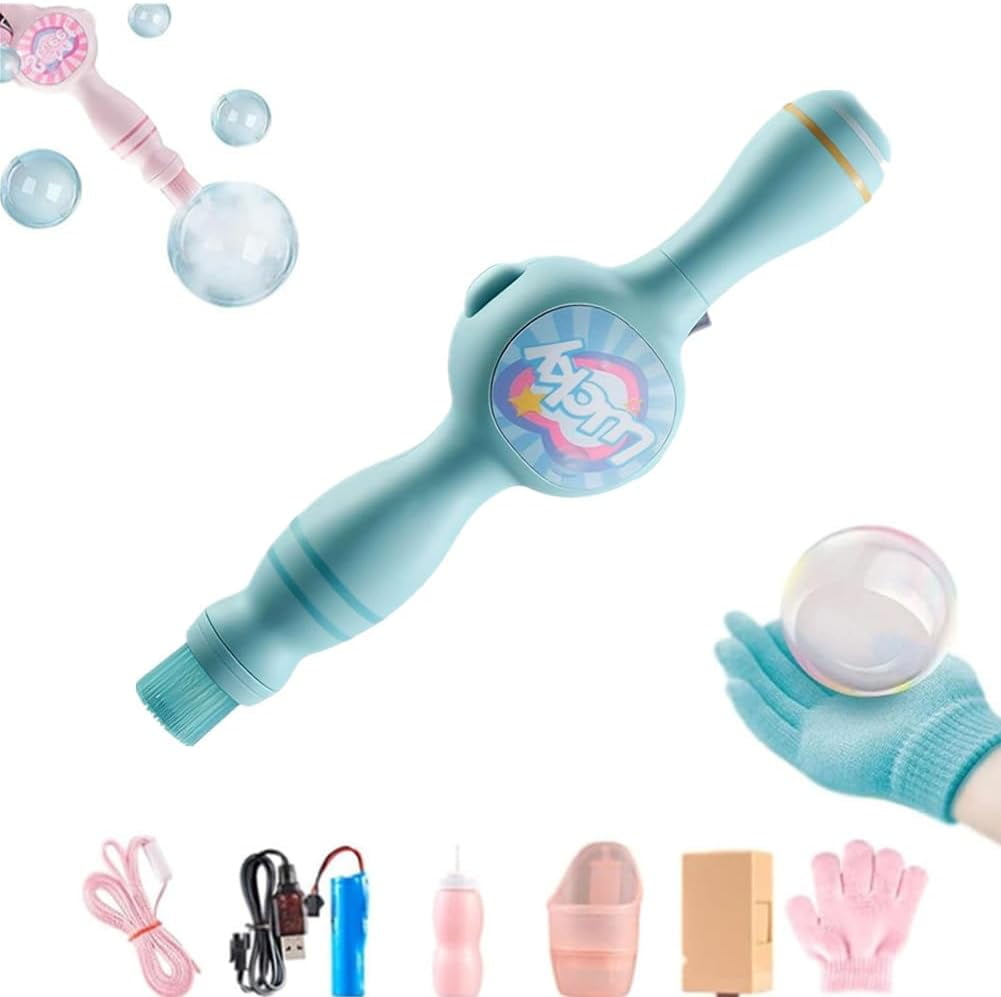Colorful Smoke Bubble Machine, Bubbles Machine Elastic Bubble Fog Wand, Magic Interactive Fog ...