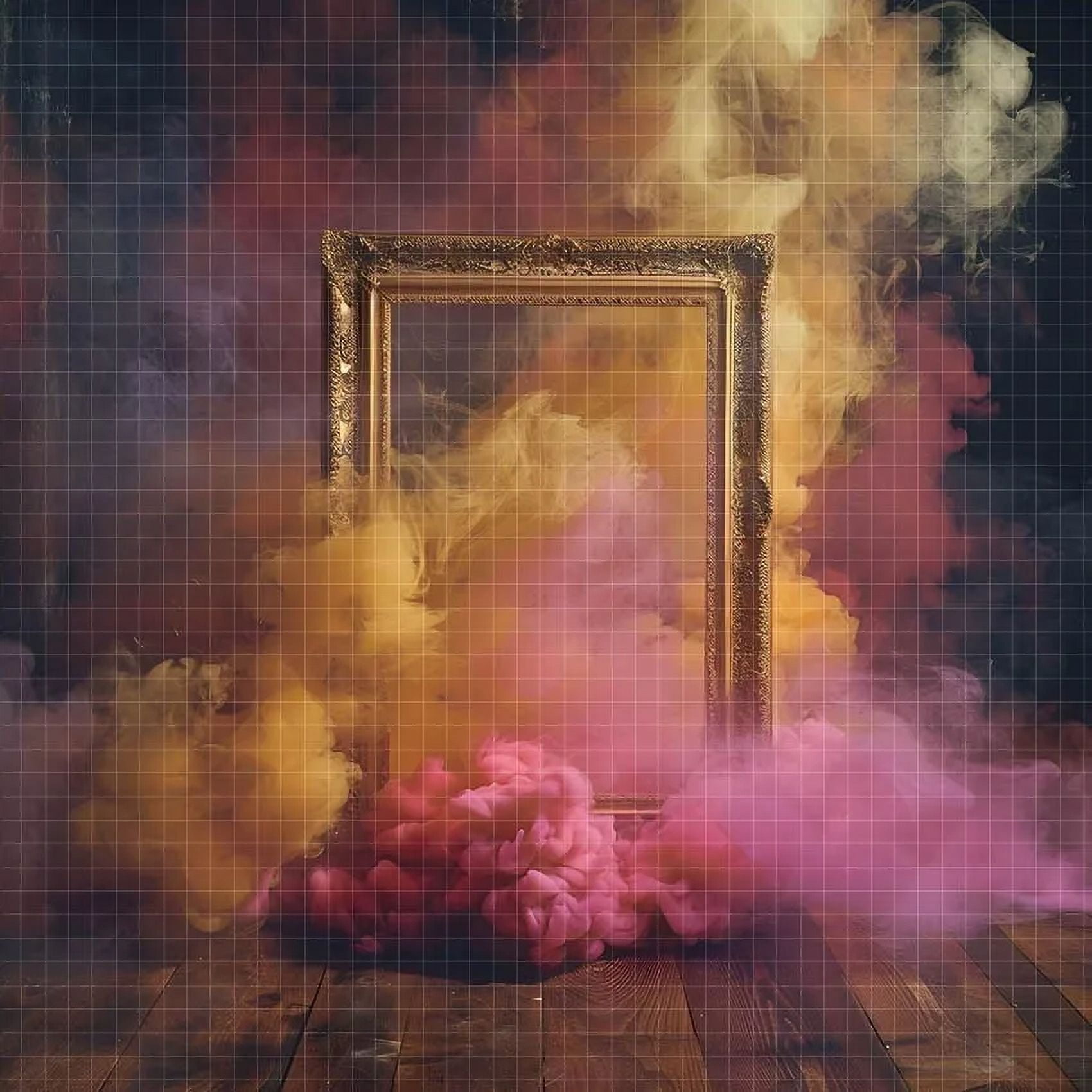 Colorful Smoke Frames Adult Birthday Wedding Maternity Art Portrait r ...