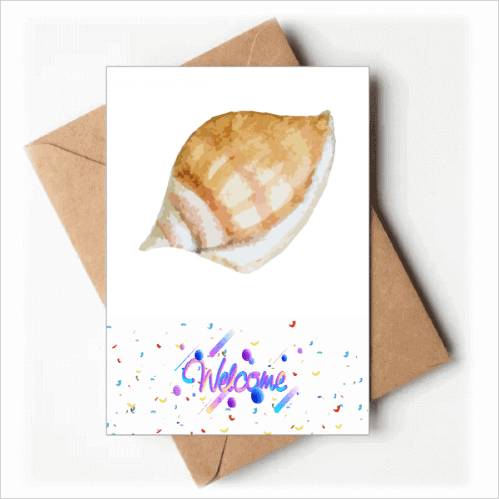 Colorful Snail Marine Life Illustration Welcome Back Greeting Cards ...
