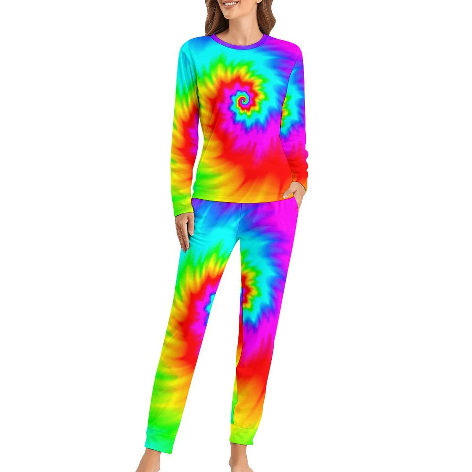 Colorful Snakeskin Pajamas Shiny Blue Print Warm Pajama Set Female 2 ...