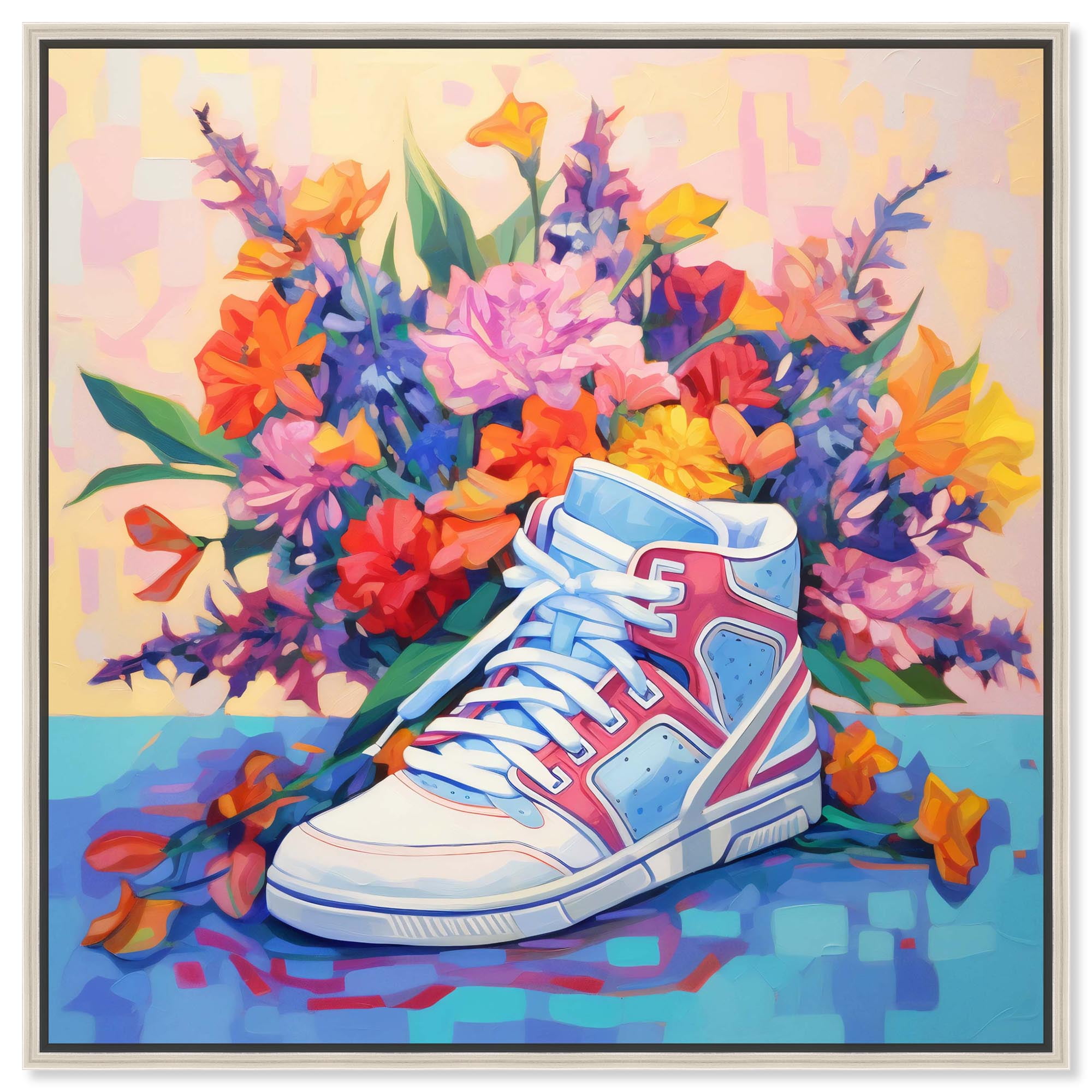 Colorful Sneaker Bouquet II Canvas Sneaker Wall Art by Art Remedy ...