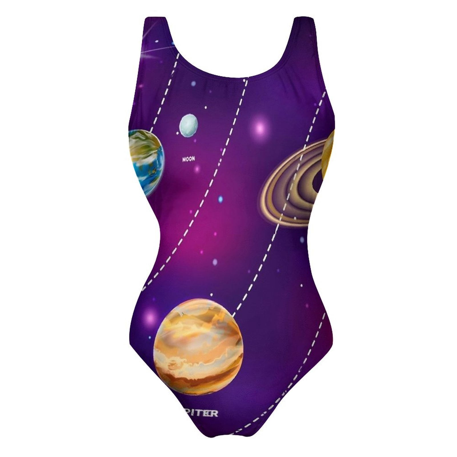 Colorful Space Swimsuit Fantasy Planets Swimwear One Piece Surfing ...