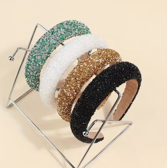 Colorful Sparkly Rhinestone Headband for Women - Glamorous Hair ...