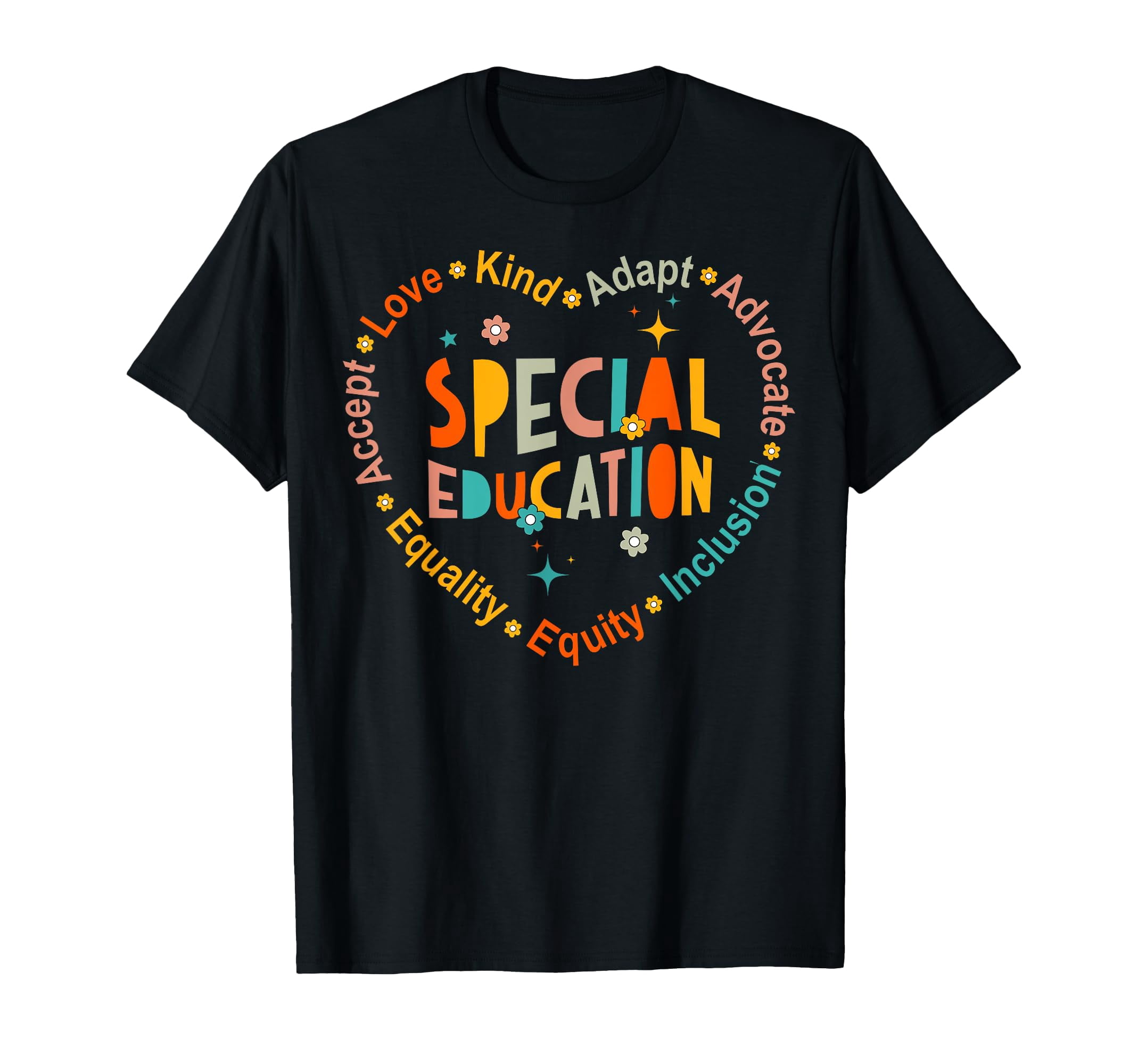 Colorful Special Education Squad Dream Team T-Shirt for Teacher ...
