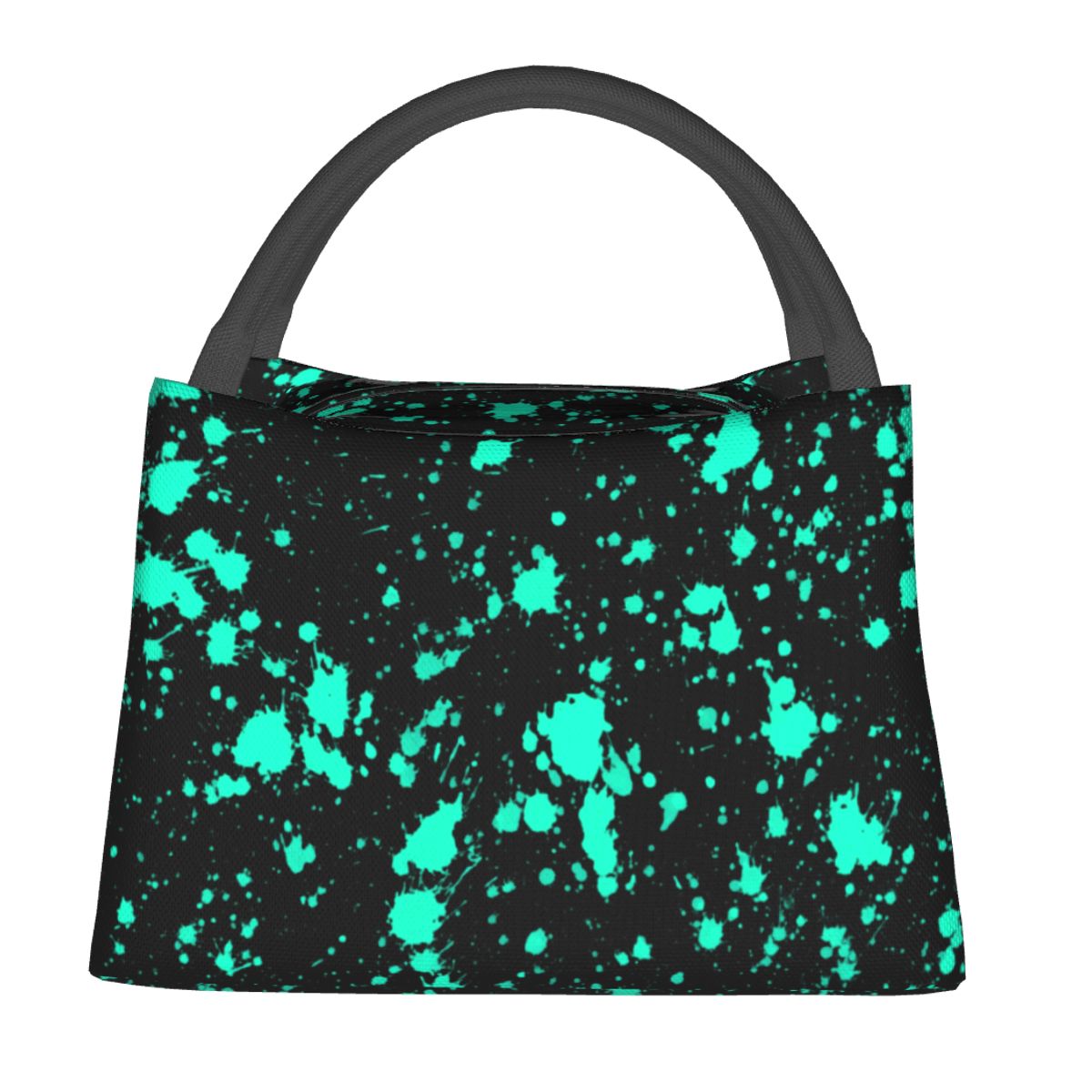 Colorful Splash Lunch Bag Abstr462aaapt ink Print Travel Lunch Box For ...