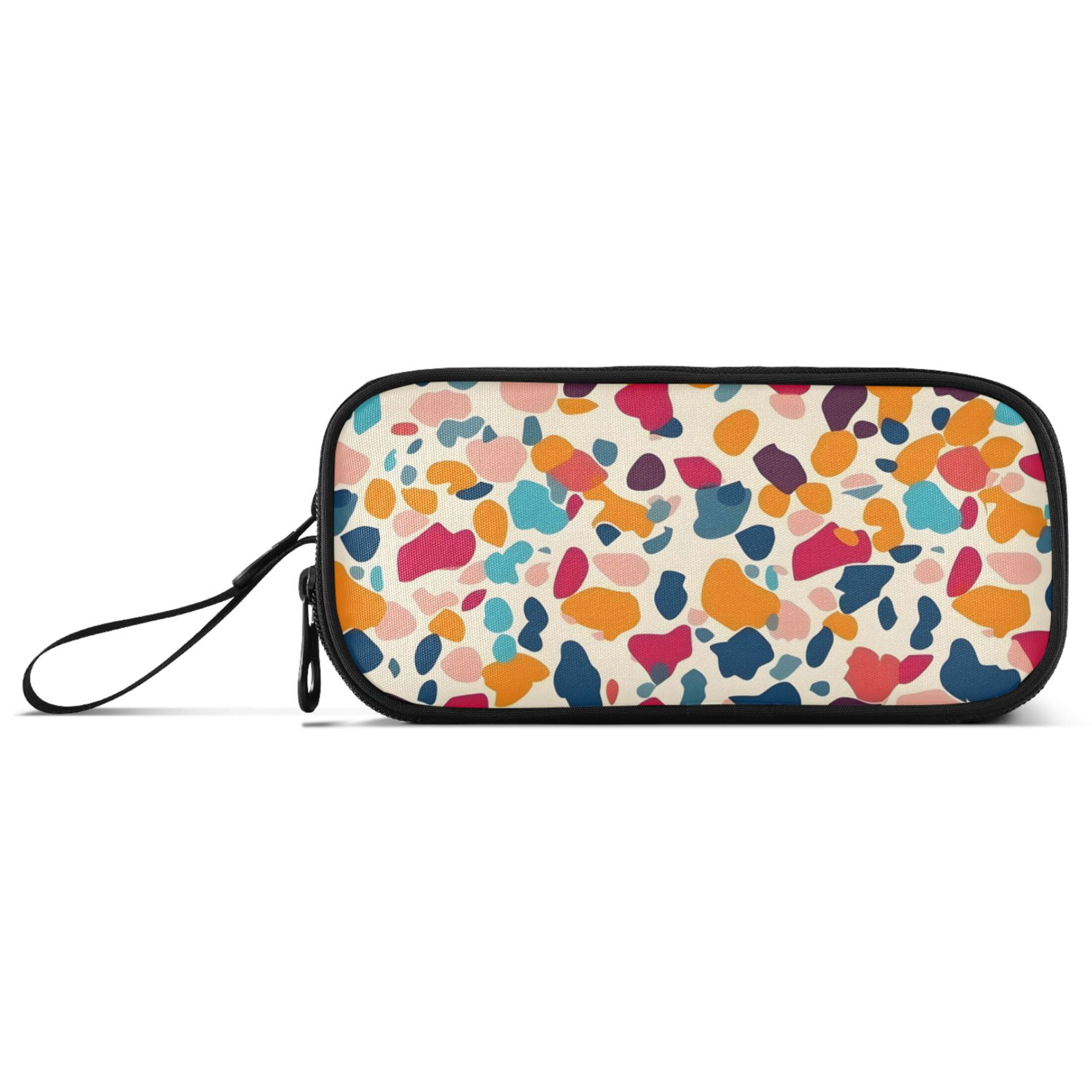 Colorful Spots Pencil Case Stationary Holder Pen Bag Pencil Pouch Tool ...