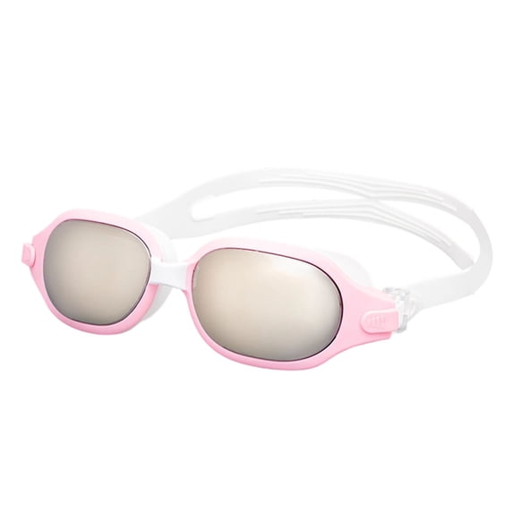 Colorful Square Frame Swimming Goggles for Adults, Anti Fog UV ...