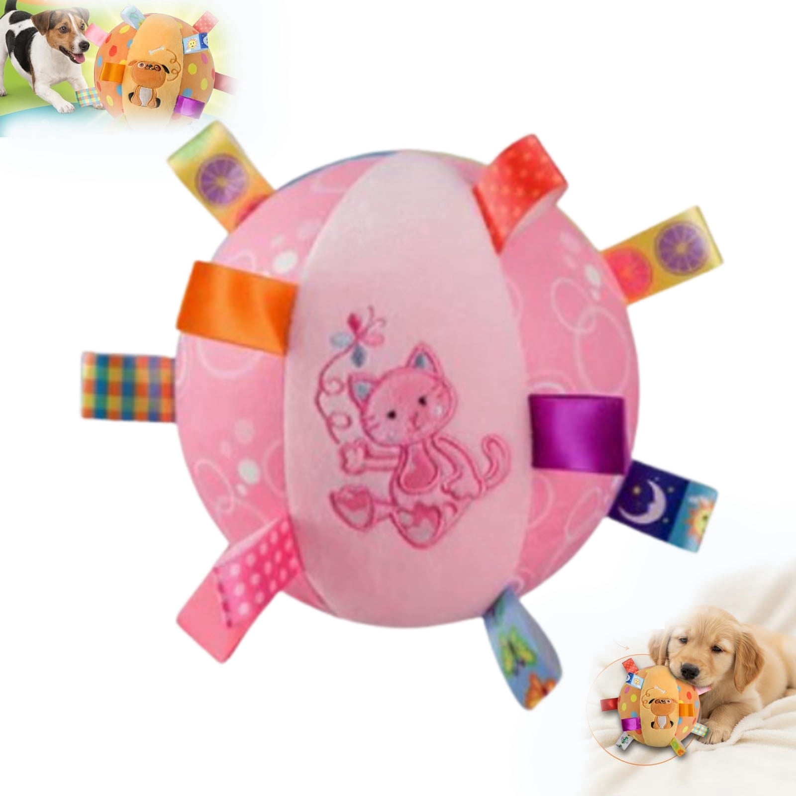 Colorful Squeaky Hanging Dog Training Toy, Squeaky Hanging Dog Toy, 6 ...