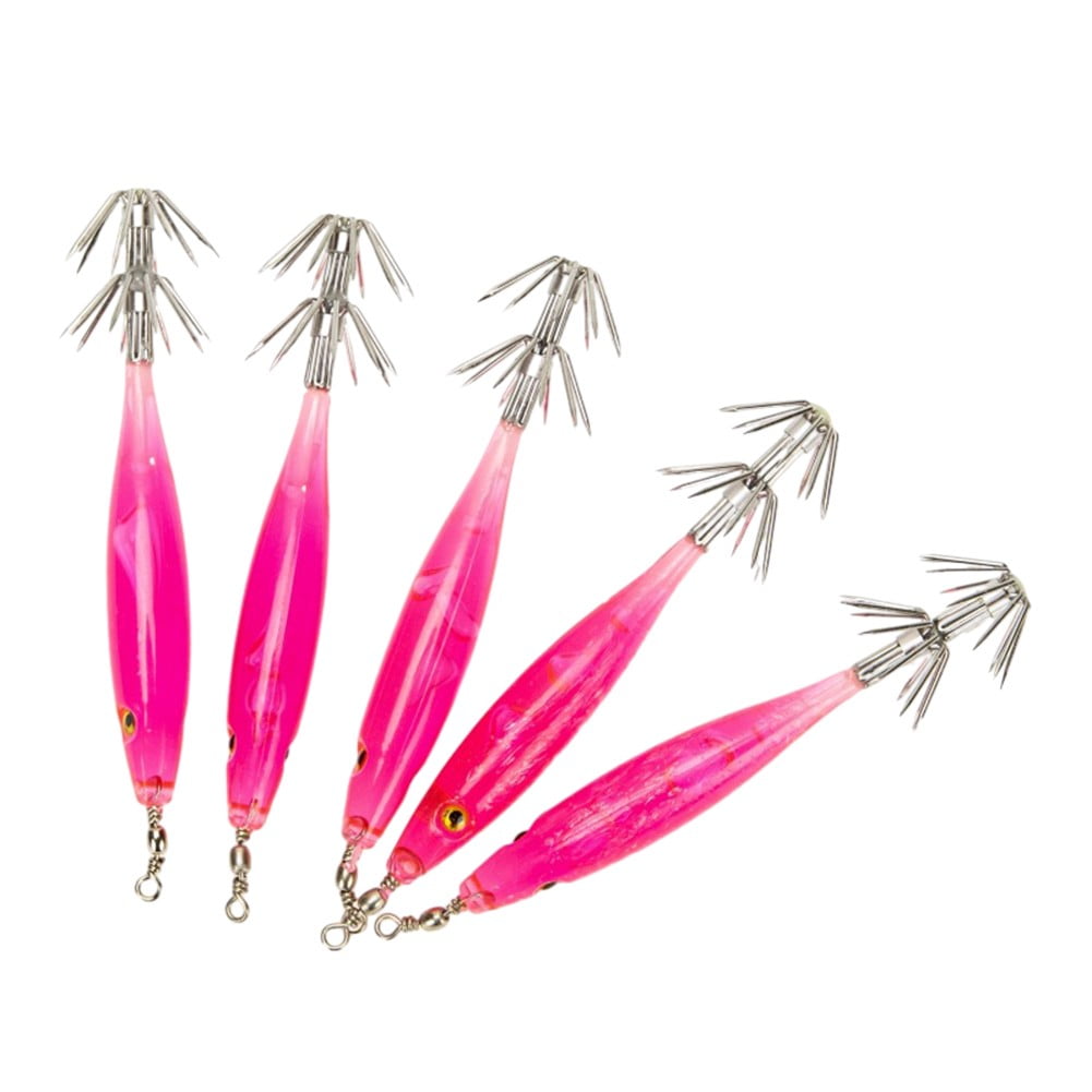 Colorful Squid Bait Jigging Lure Effective in Both Saltwater and ...