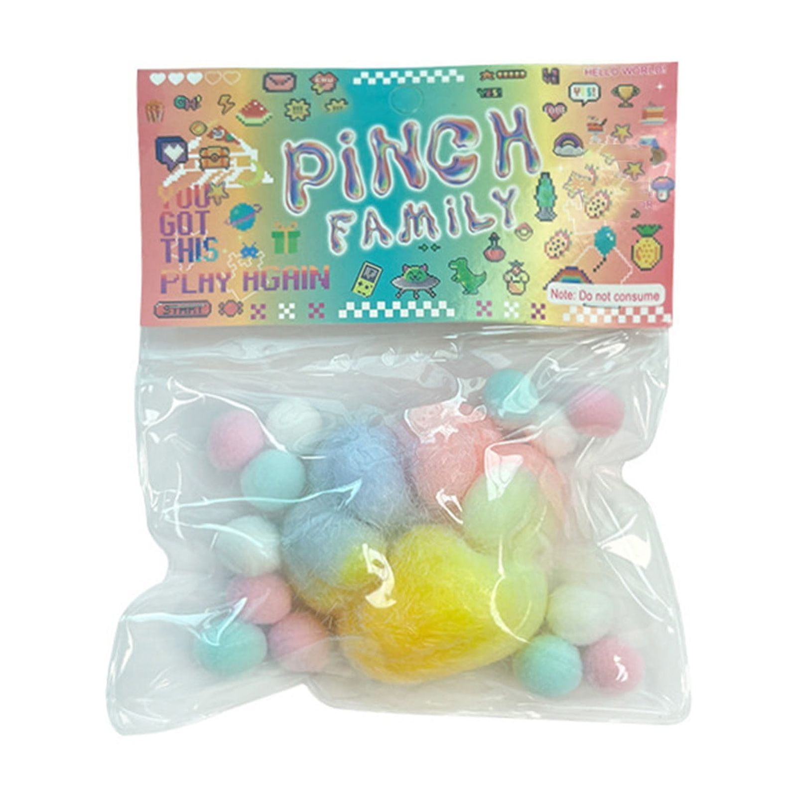 Colorful Squishy Stress Relief Balls Set for Kids and Adults Perfect ...