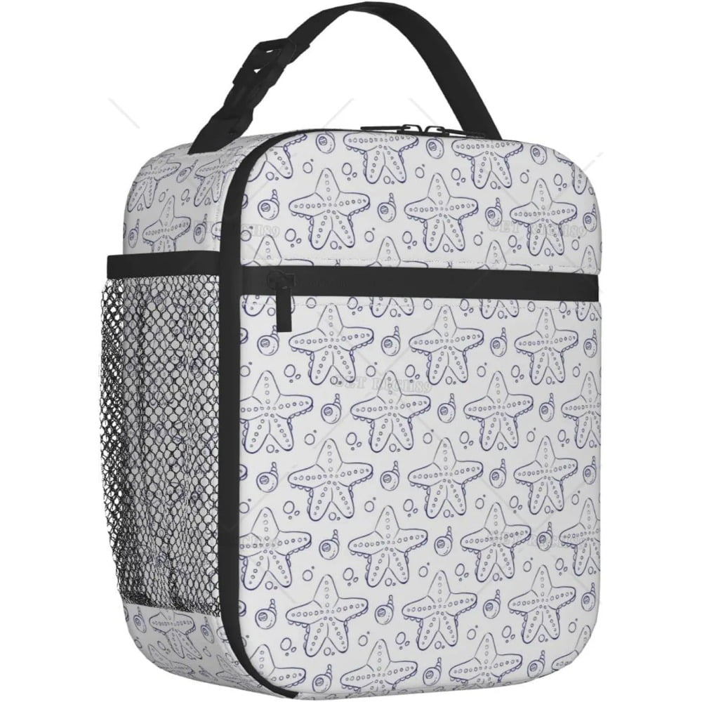 Colorful Star Lunch Bag Insulated Lunch Box Reusable Thermal Star Lunch ...