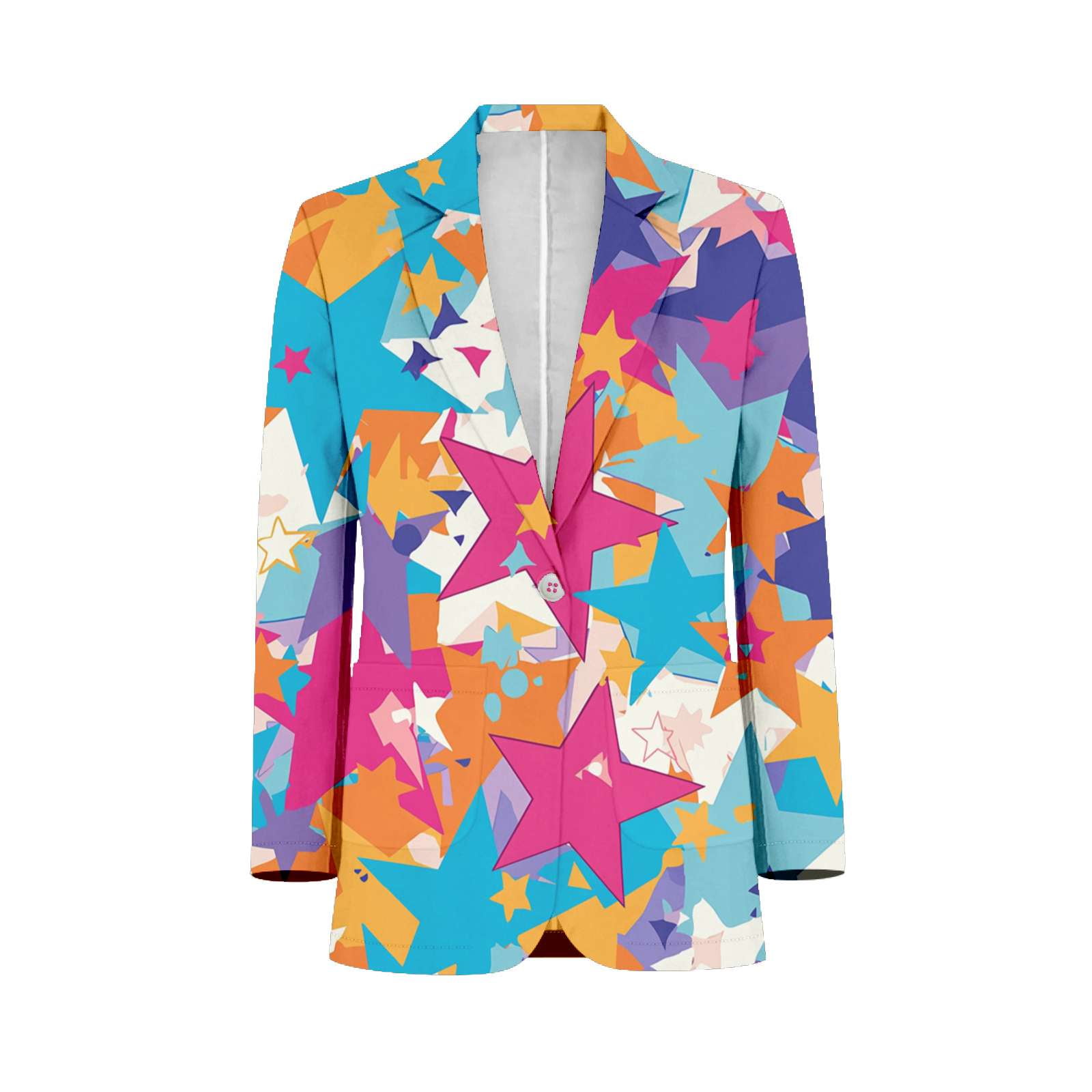 Colorful Star Men Blazers Slim Clothing Summer Jacket Man Oversize ...
