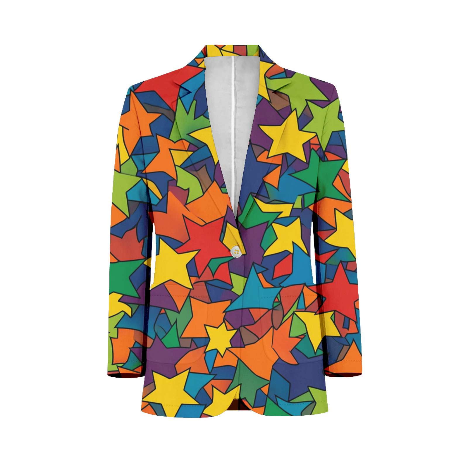 Colorful Star Mens Suits Shawl Collar Slim Fit Suit Mens Groom Jacket ...