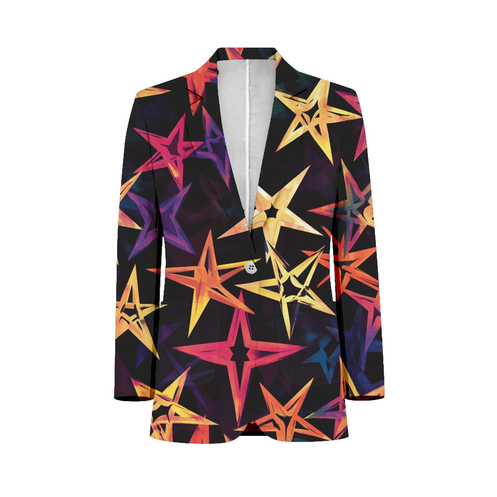Colorful Star Mens Suits Shawl Collar Slim Fit Suit Mens Groom Jacket ...