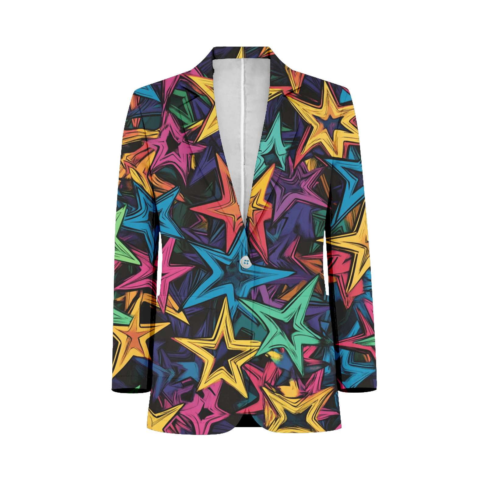 Colorful Star Mens Suits Shawl Collar Slim Fit Suit Mens Groom Jacket ...