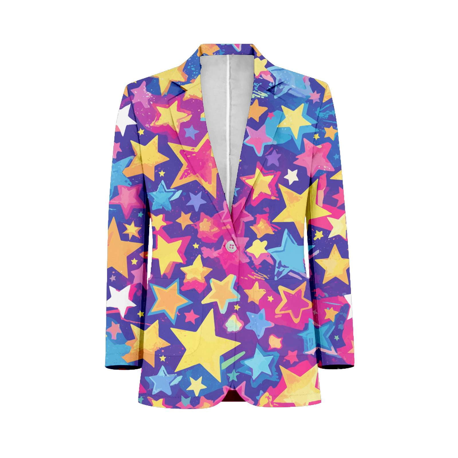 Colorful Star Mens Suits Shawl Collar Slim Fit Suit Mens Groom Jacket ...