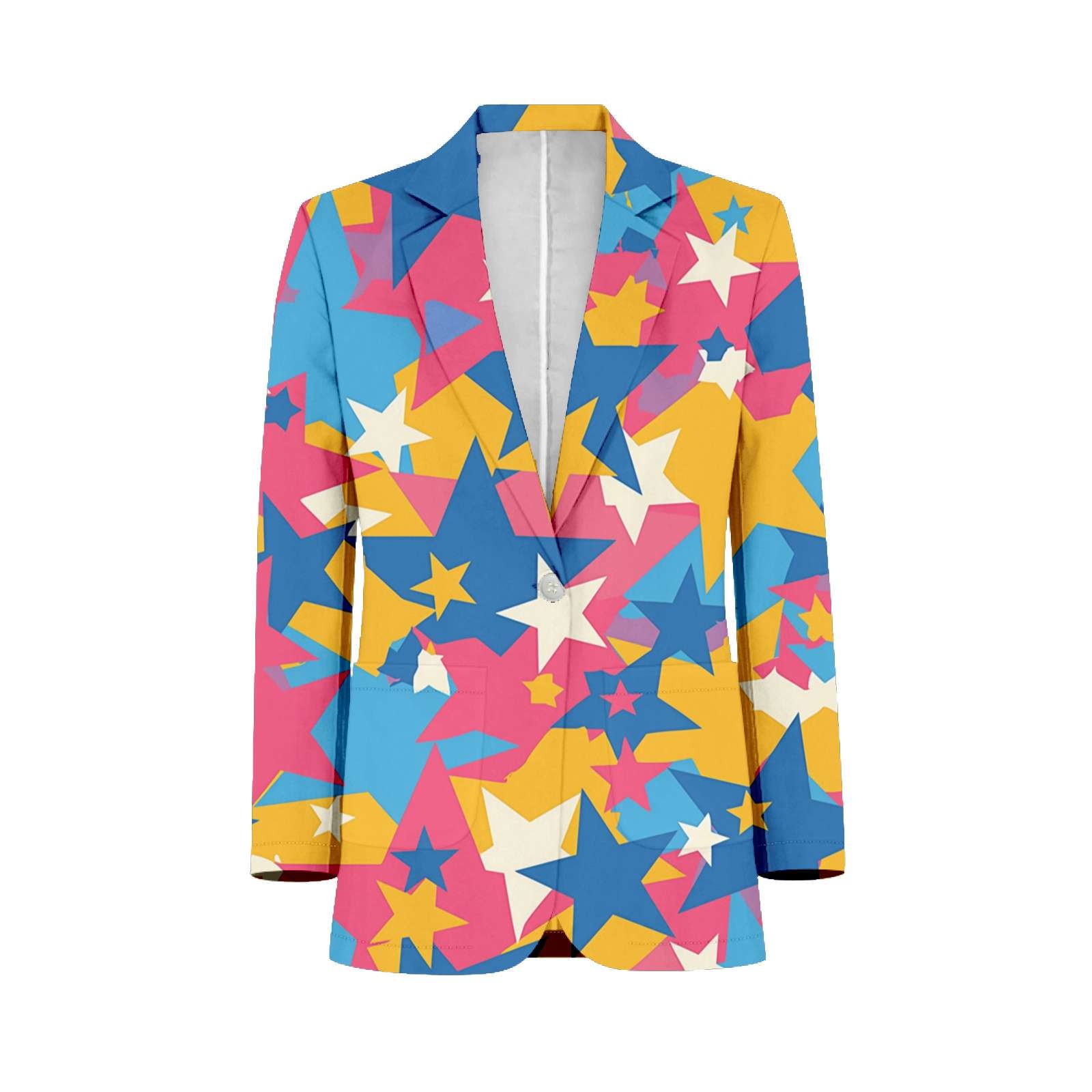 Colorful Star Mens Suits Shawl Collar Slim Fit Suit Mens Groom Jacket ...