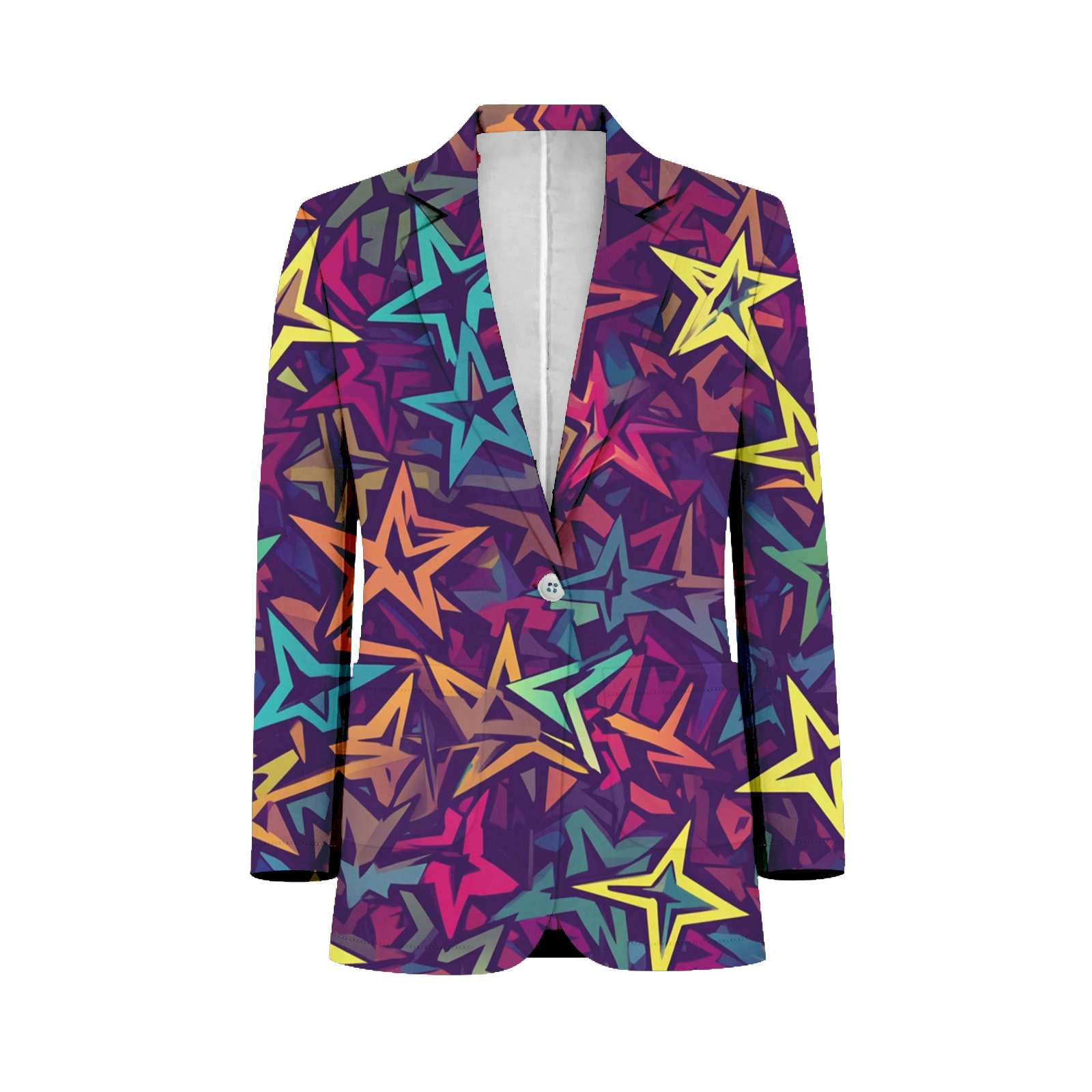 Colorful Star Mens Suits Shawl Collar Slim Fit Suit Mens Groom Jacket ...